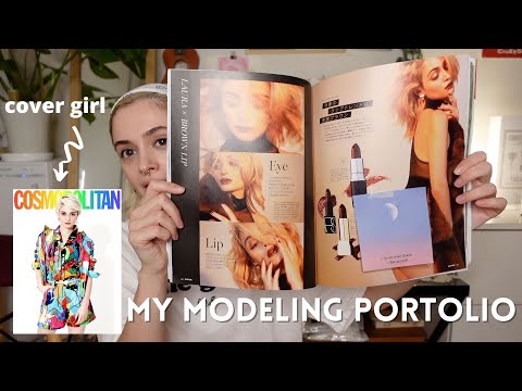 My Model Book Portfolio | MAGAZINE COVER GIRL | Life in Japan