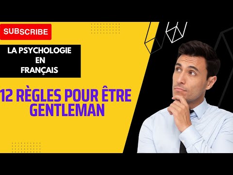 psychologie en francais, un gentleman, #learnfrench #frencheducation #psychologie_humaine