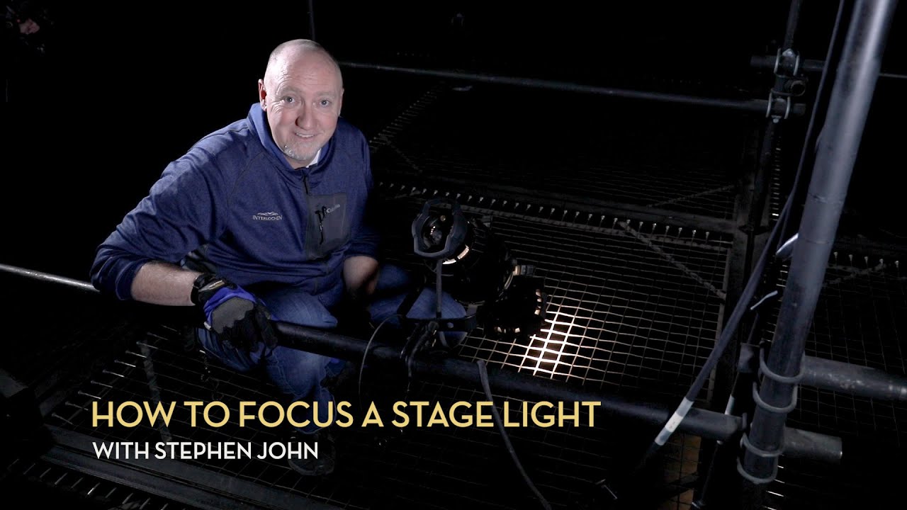 How to focus a stage light
