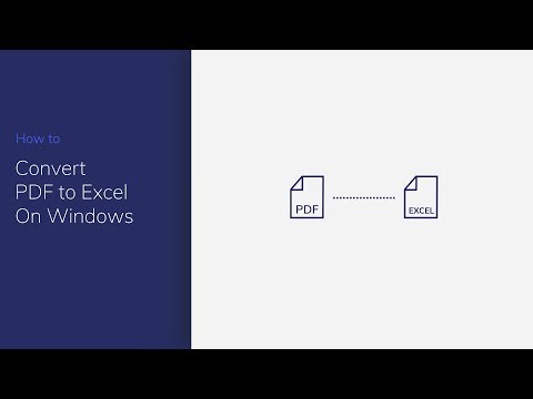 Convert PDF to Excel on Windows with PDFelement