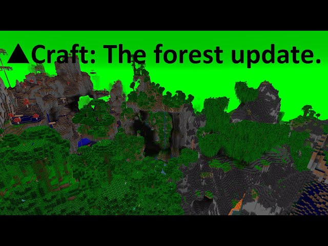 Craft (The forest update.) Minecraft Data Pack