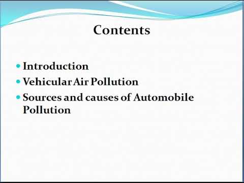 Automobile Pollution & Control By Aashish Sir ! Part-1