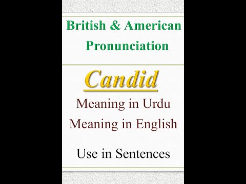 Candid meaning| English difficult words| #shorts