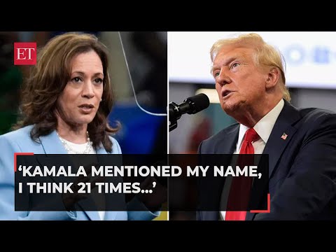 'Kamala mentioned my name, I think 21 times': Trump's sharp retort to Harris’ DNC speech