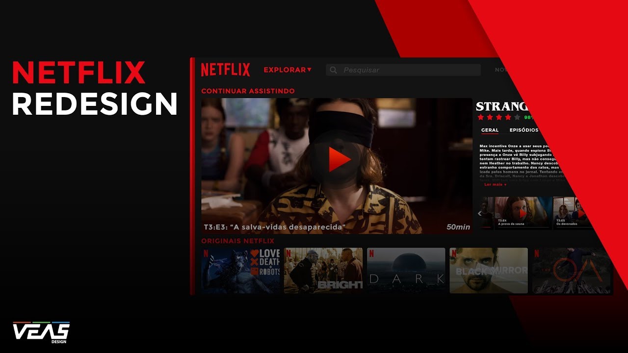 UI Design - Netflix Redesign