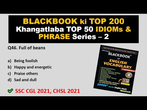 BLACKBOOK TOP 200 tagi khangatlaba IDIOMS & PHRASE TOP 50 QUESTIONs Series - 2