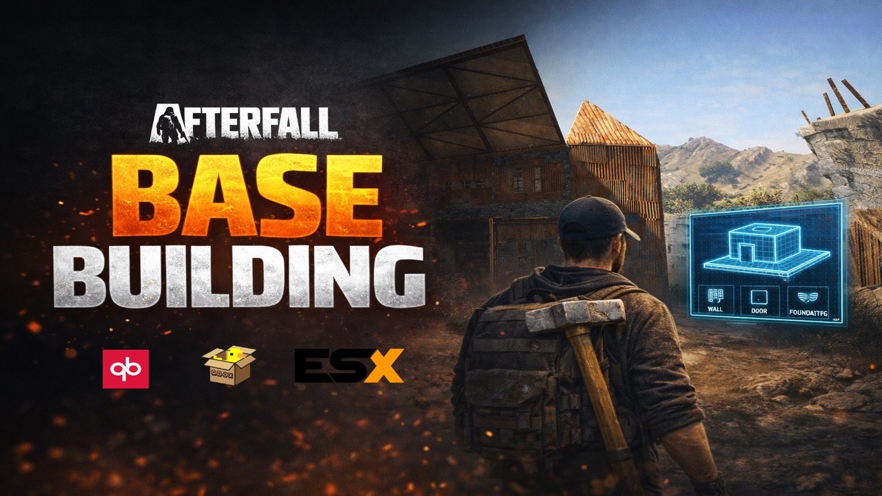 [ESX/QB/QBX] Base Building System for FiveM | Rust-Inspired
