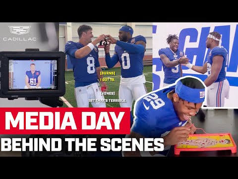 Behind the Scenes: Giants 2024 Media Day | New York Giants