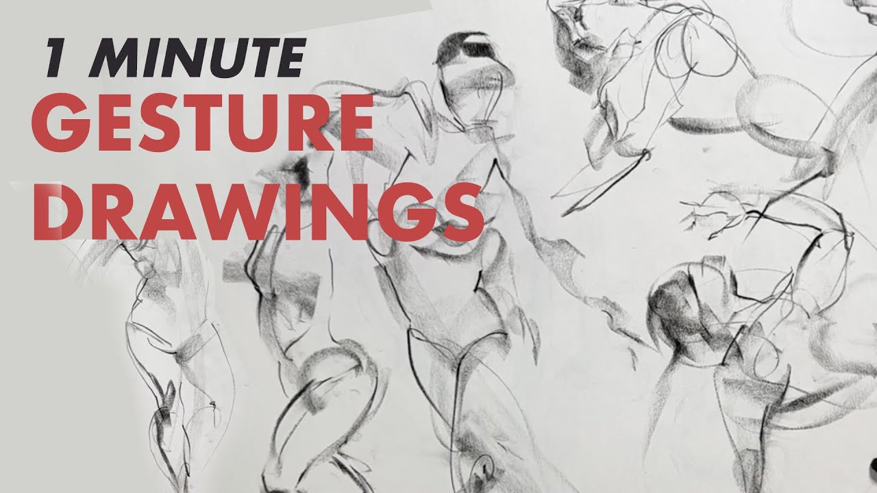 Gesture Drawing Challenge! Draw the Figure in ONE MINUTE