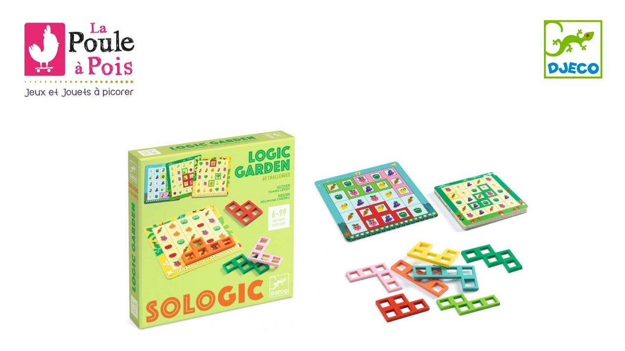 Logic Garden Sologic - Djeco - lapouleapois.fr