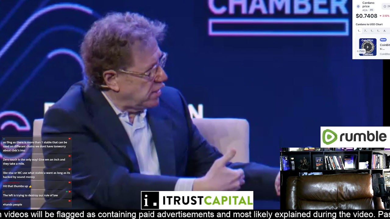 Cardano Charles Hoskinson Moderates DC Blockchain Summit 2025 Live