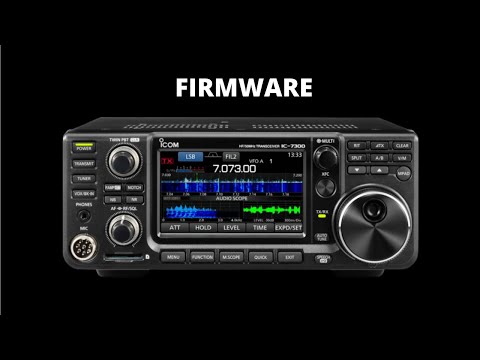 How to Update Icom IC-7300 Firmware