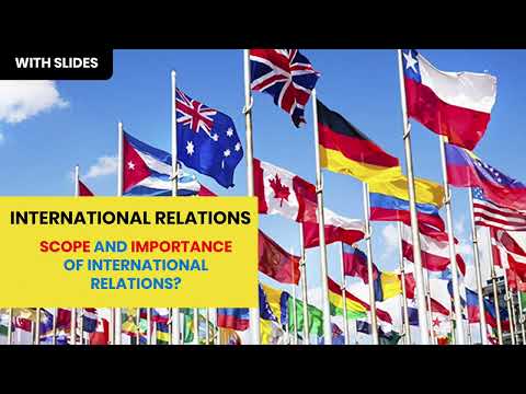 What is the scope and importance of International Relations | Political Science | Urdu/Hindi