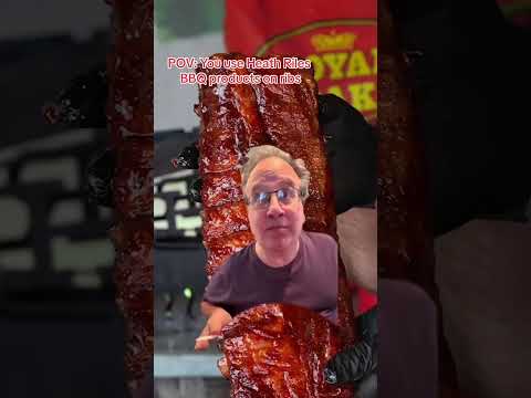 Heath Riles BBQ products 🤝 Great BBQ #shorts