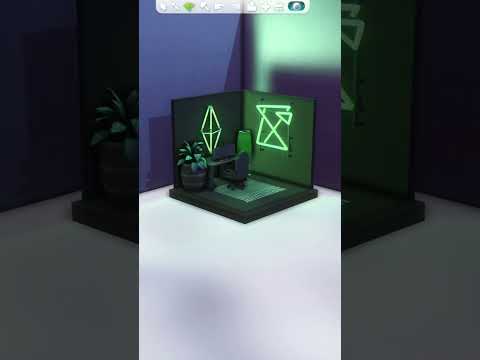 Custom plumbob office! - day 20 β¨οΈ #shorts #short #thesims4