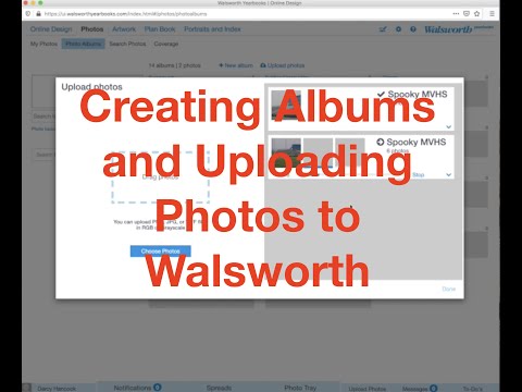 Yearbook - Uploading Pictures and Creating Folders in Walsworth