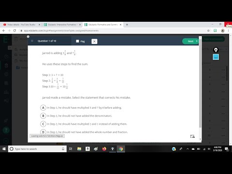 Edulastic Correction- 2018 Grade 4 ILearn Mathematics Released Item