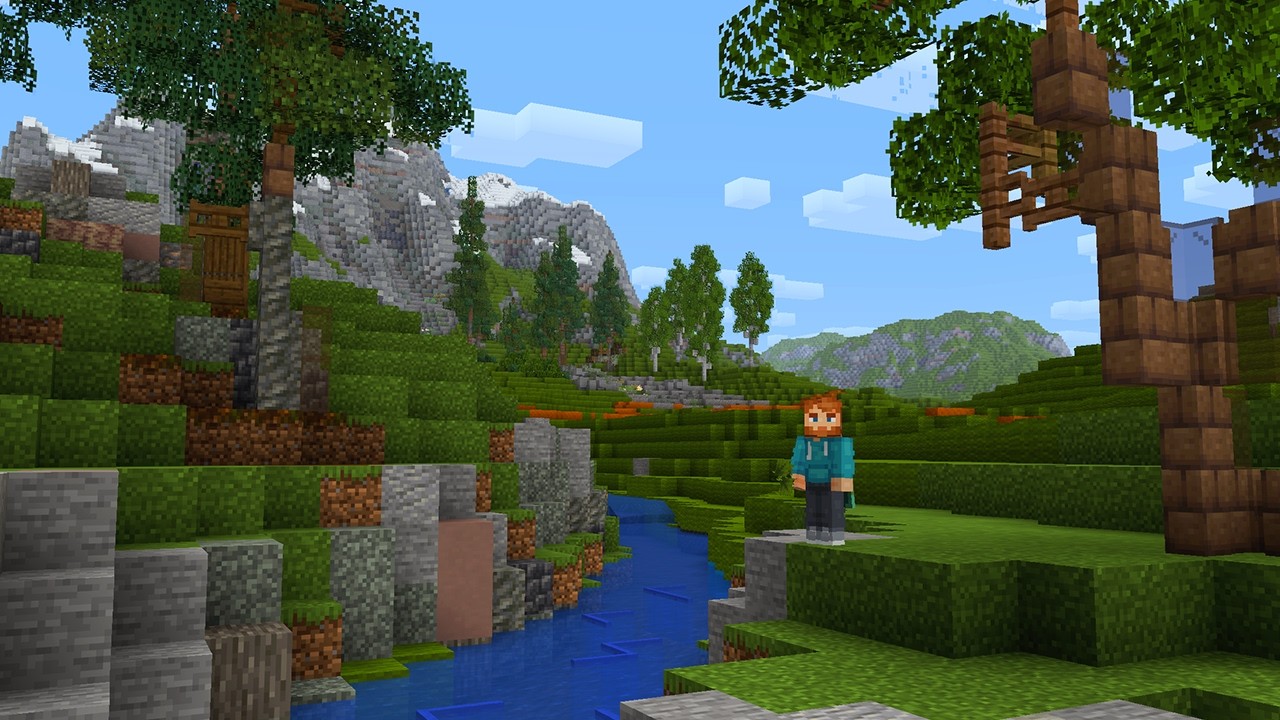 Building Custom Trees and Rocks for my Minecraft World