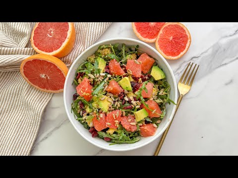 Grapefruit And Arugula Salad With Quinoa Recipe