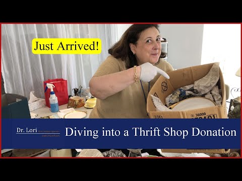 Just Arrived! Milk Glass, Copeland Spode, Limoges, Royal Winton, Lamp - Thrift with Me Dr. Lori