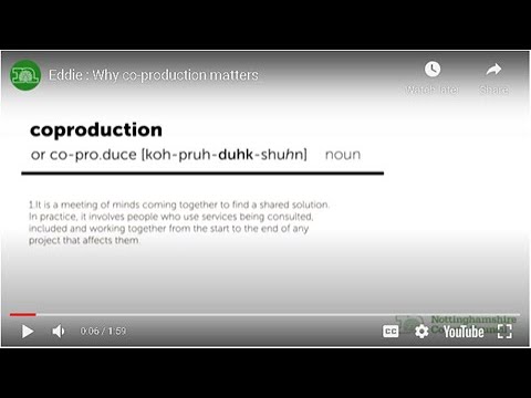 Eddie - What co-production means