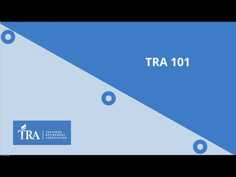 Pension basics : Teachers Retirement Association (TRA)