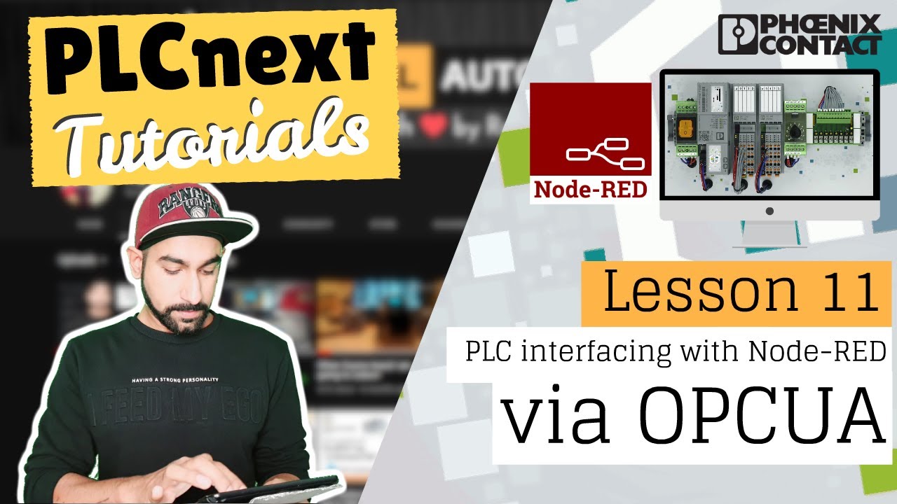 PLCnext Lesson 11 - Interfacing Node-RED via OPC UA