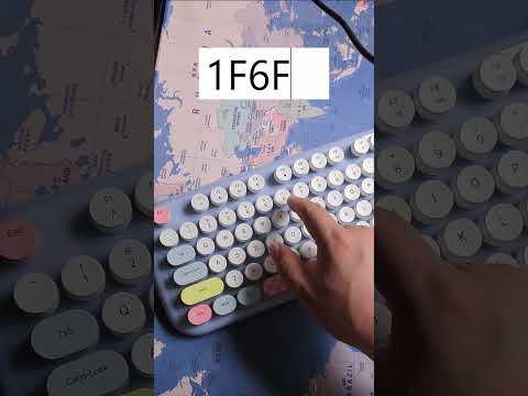What’s Unicode 1F6F6? It’s Sled! 🛷 #emoji #unicode #winter #shorts #msword #keyboard #computer #asmr
