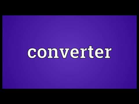 Converter Meaning