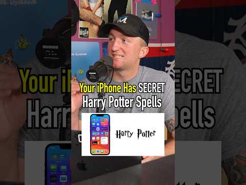 Your iPhone HAS SECRET HARRY POTTER SPELLS?! Try These Out! #shorts #harrypotter