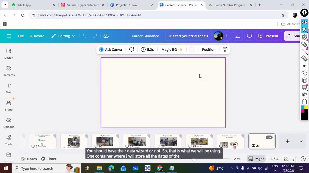 FREE Career Guidance Session [Full Stack Developer Roadmap with AI] @ (IST)  Mahendra Sir