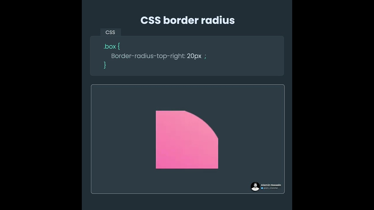 Learn CSS Border Radius in 22 Seconds
