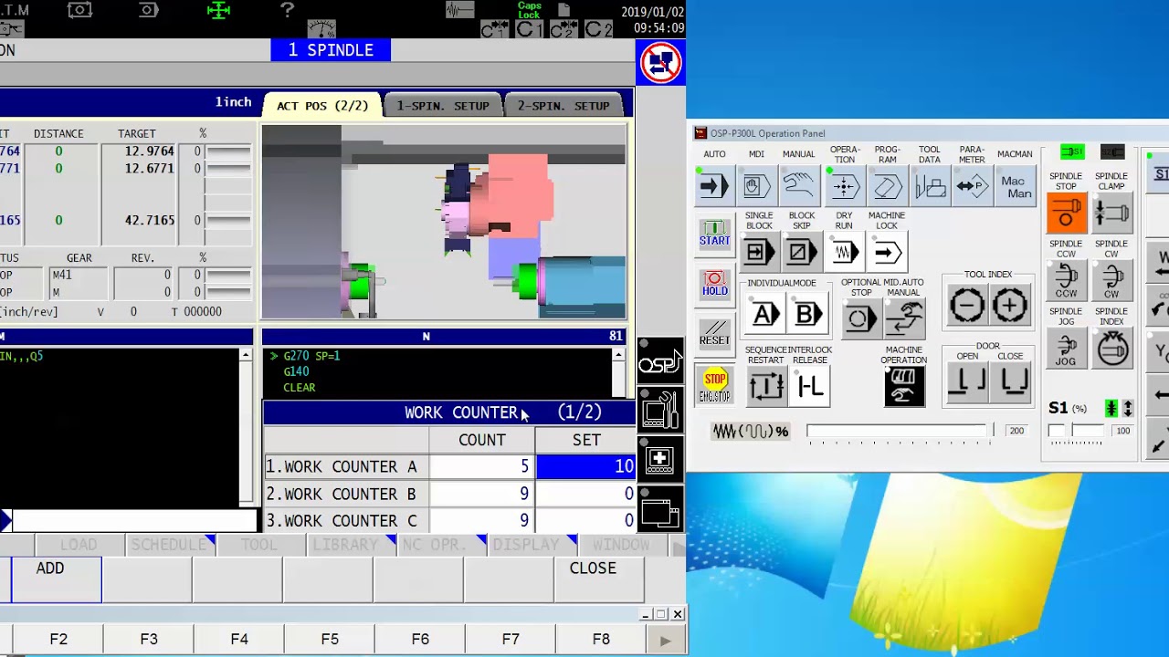 PARTS COUNTER and LOOPING PROGRAMS