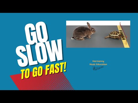 Go Slow to Go Fast!