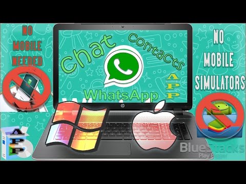 How to Download Install Whatsapp Application in Windows PC 8/10 or Mac Computer without Bluestacks