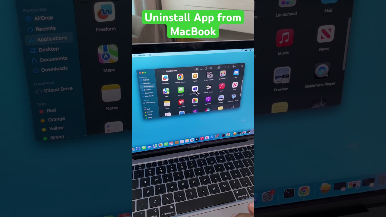 How to uninstall an app from a MacBook