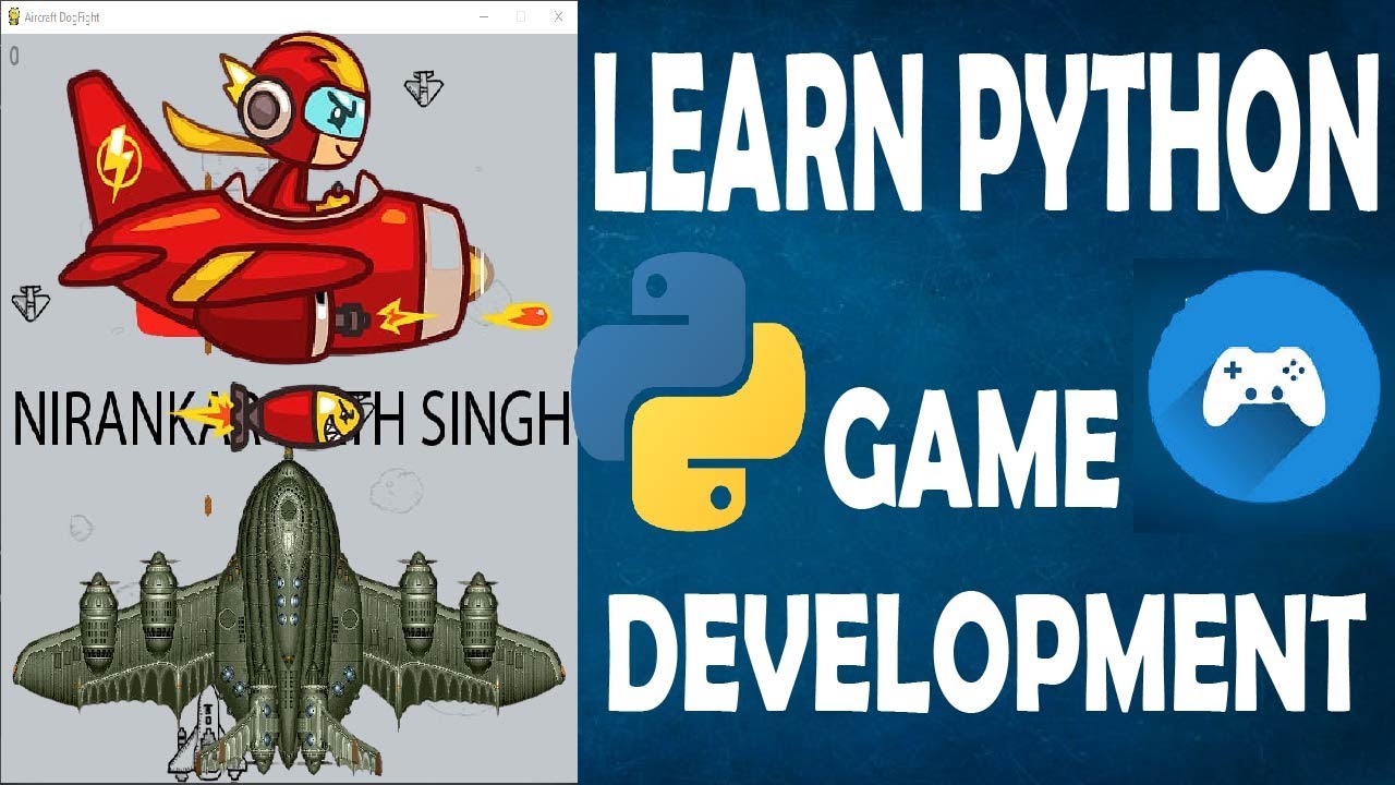 Learn Python Game Development | Beginner |Aircraft DogFight Game| Source Code|Quarantine Programming