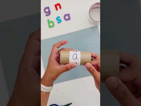 Hands-On Learning Fun: CVC Words with a Toilet Paper Roll