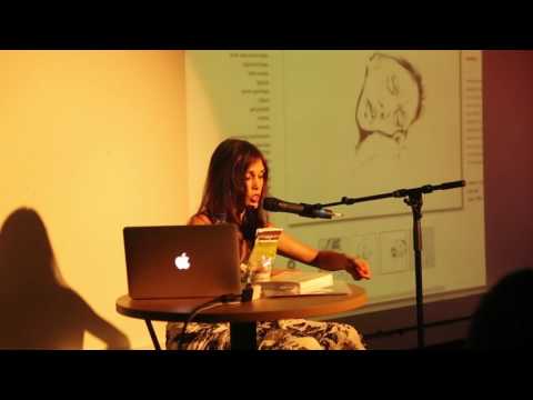 Sanchita Islam talking about what it means to human at Rich Mix 10th June 2016