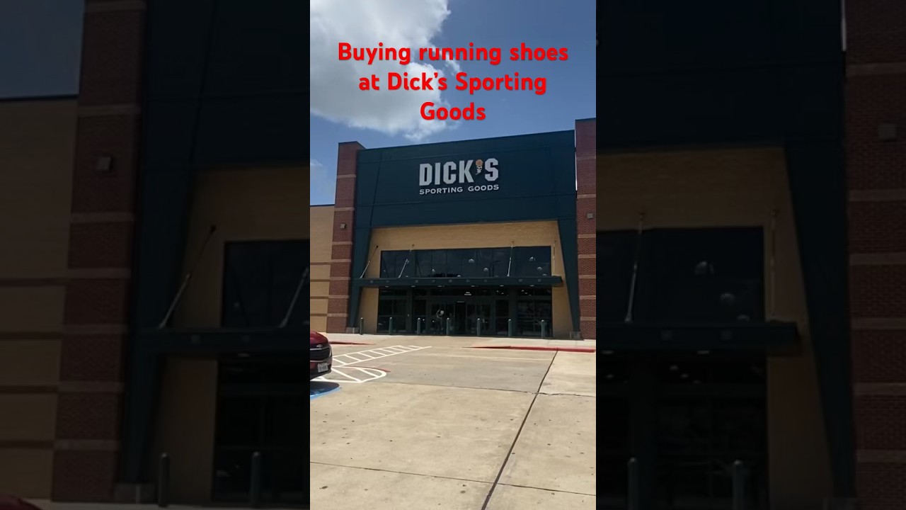 Buying New Running Shoes At Dick’s Sporting Goods Store