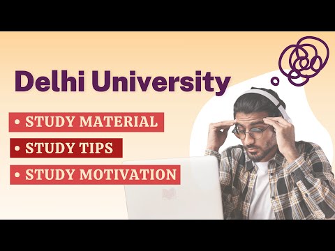 Study Tip For DU Students| DU Study Motivation| Delhi University Study Material| Old Question Papers