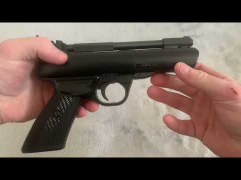 Webley Tempest .22 Air Gun Pistol, How It Cocks.
