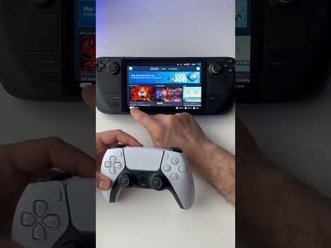Use / pair / connect a PS5 controller to Steam Deck