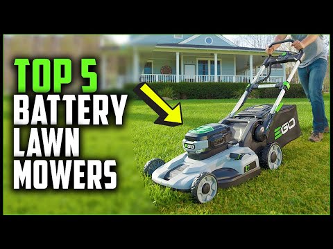 Top 5 Best Battery Powered Lawn Mower in 2024 | Review & Buying Guide