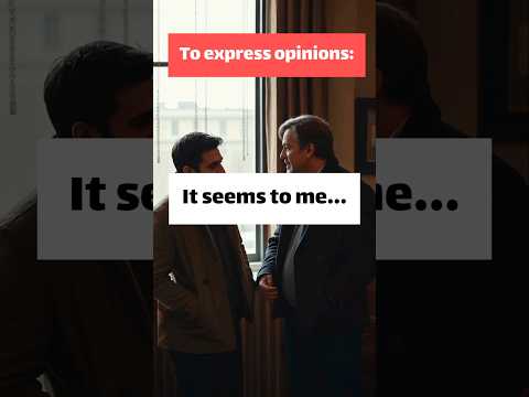 Speaking: Expressing opinions #ielts #toefl #english #phrases