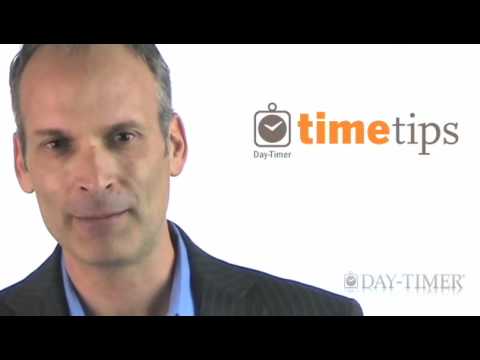 Day-Timer Time Tips #1 - Tune-Up Your Planning