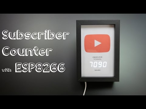 YouTube Subscriber Counter (Under 10K) // Becky Stern