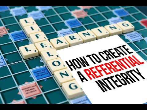 how to create referential integrity in database