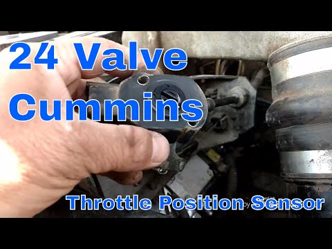 24 valve Cummins throttle position sensor replacement. TPS or APPS