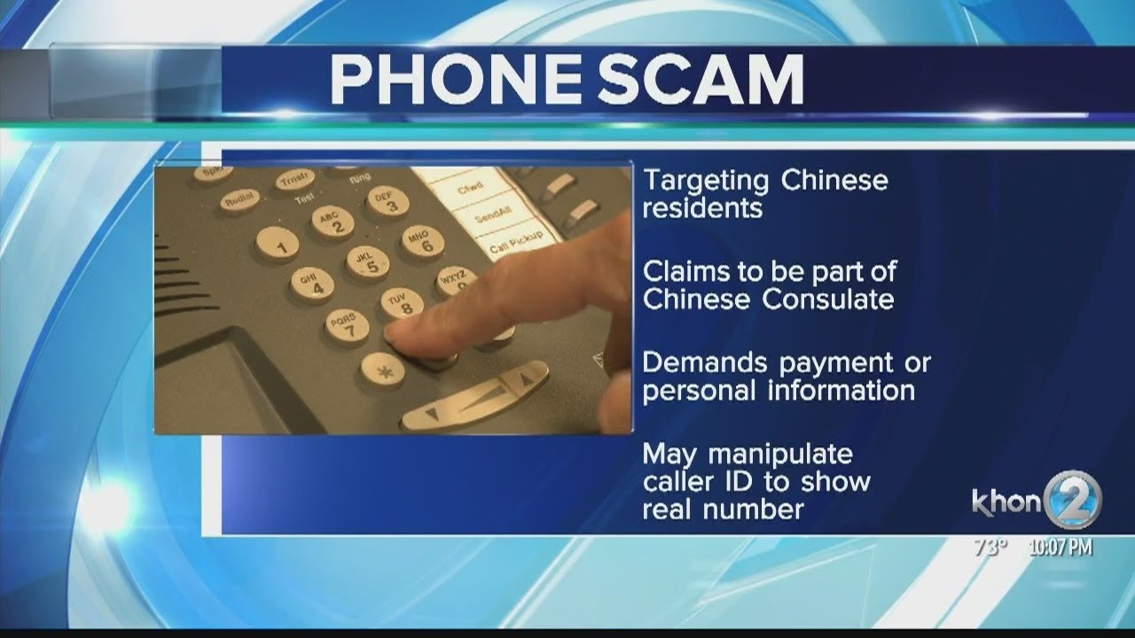Phone scam targeting Chinese-American community